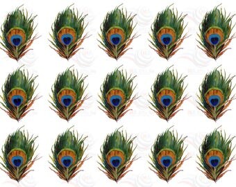 Peacock cake topper | Etsy