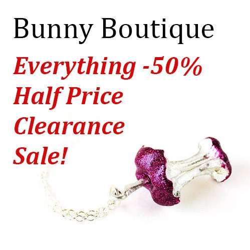 EVERYTHING HALF PRICE by bunnyboutique on Etsy