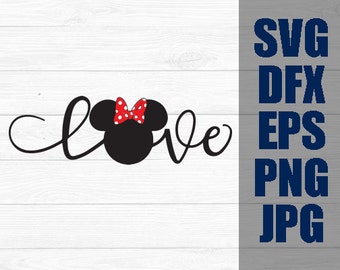 Minnie mouse svg | Etsy