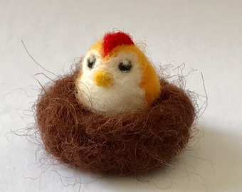 Needle felt chicken | Etsy