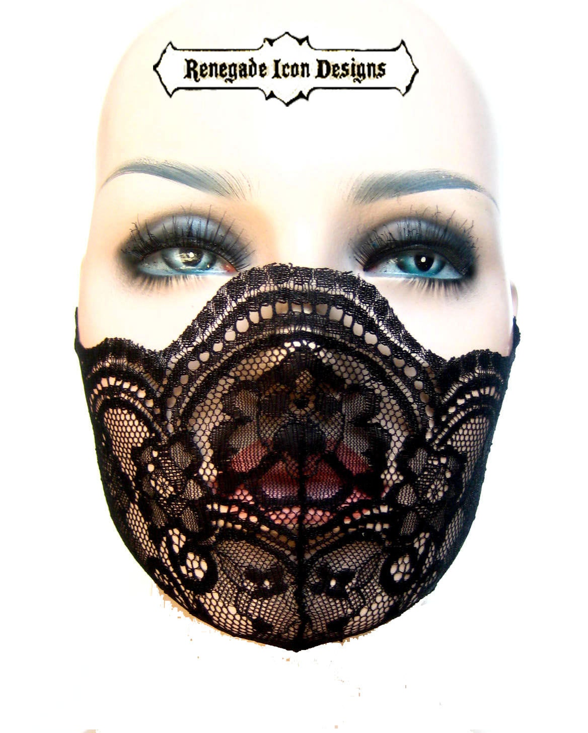 black lace mask fetish lingerie fantasy cos