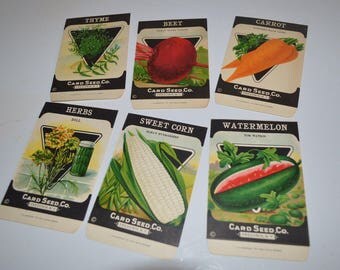 Vintage seed packets | Etsy