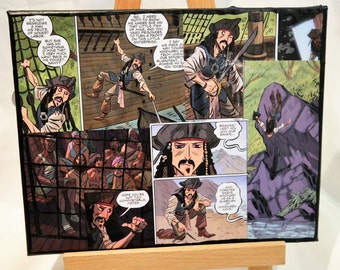 Pirate canvas art | Etsy