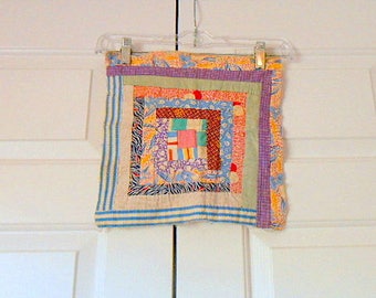 Repurposed old quilt | Etsy