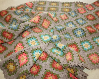 Multi colored throw | Etsy