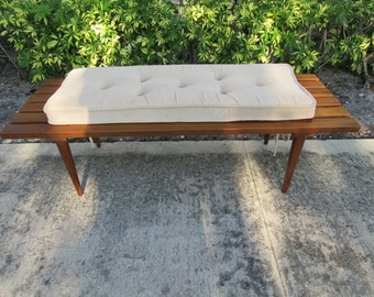 Mid century bench | Etsy