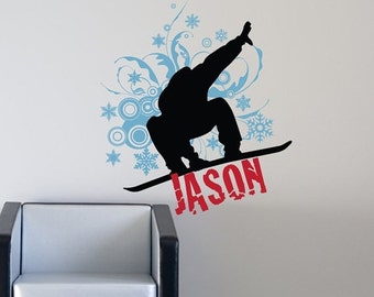 Unique snowboard sticker related items | Etsy