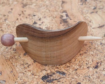 Wooden hair pin | Etsy