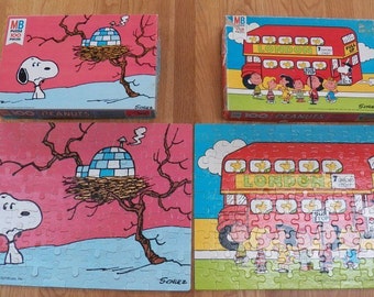 Snoopy puzzle | Etsy