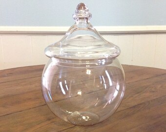 Clear glass globe | Etsy