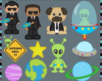 Outer space clipart | Etsy