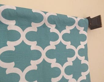 Teal valance | Etsy