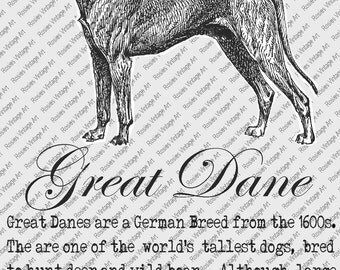 Great dane fabric | Etsy
