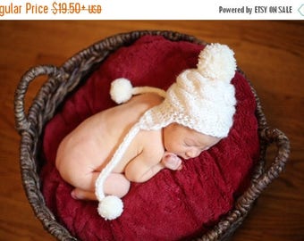 Newborn pom pom hat | Etsy