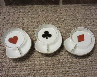 Poker ashtrays | Etsy