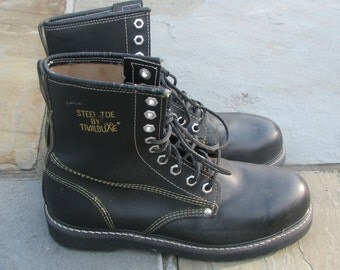 Steel toe boots | Etsy