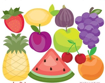 Obst clipart | Etsy