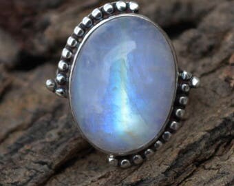 Cultured South Sea Pearl Gemstone Ring Handmade Statement