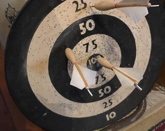 Vintage dart board | Etsy