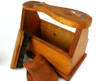 Shoe shine box | Etsy