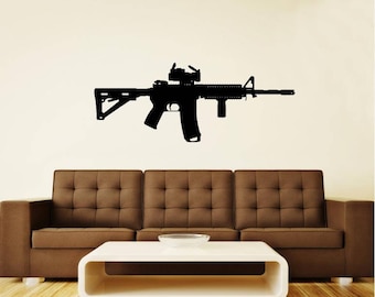 Ar 15 vinyl decal | Etsy