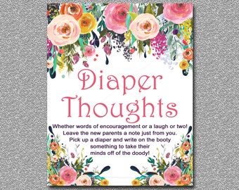 Diaper messages | Etsy