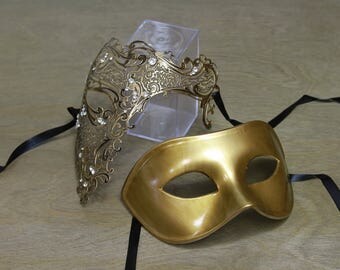 Half skull mask | Etsy