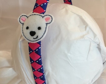Polar bear headband | Etsy