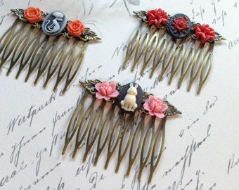 Decorative hair comb | Etsy