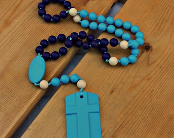 Silicone Teething Rosaries & Other by LittlePrayingHands on Etsy
