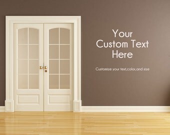 Hallway wall decal | Etsy