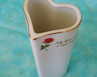 Heart shaped vase | Etsy