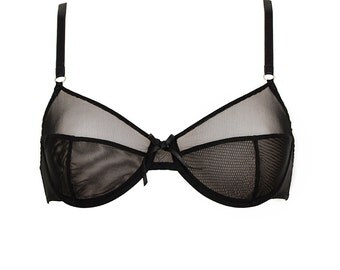 Sheer mesh bra | Etsy