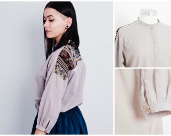 Light grey tunic | Etsy