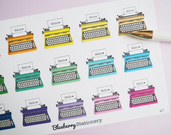 Letter stickers | Etsy