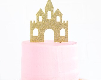 Castle cake topper | Etsy