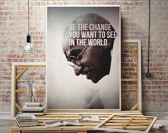 Mahatma gandhi | Etsy