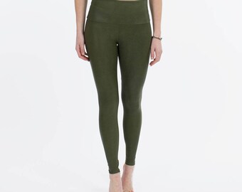 Wet look leggings | Etsy