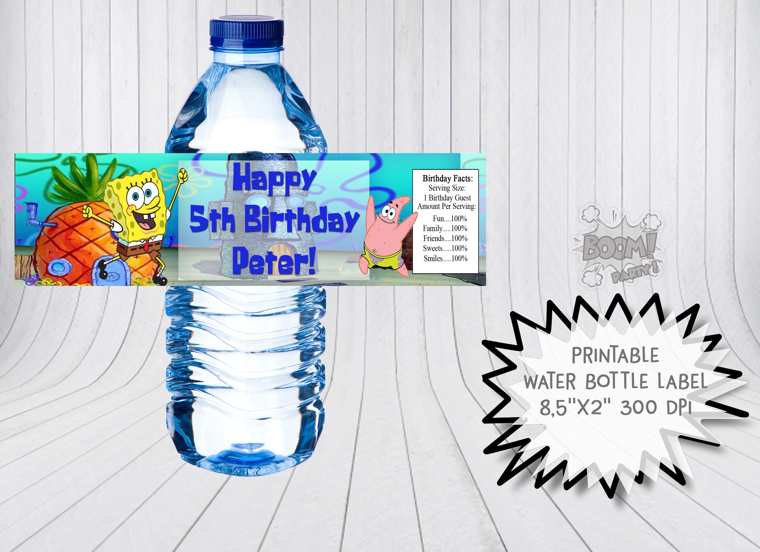 Spongebob Water Bottle Stickers at Clifford Richardson blog