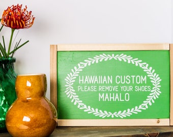 Mahalo sign | Etsy