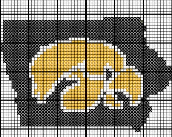 Iowa hawkeyes art | Etsy
