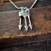 Huntress Triple Arrow Necklace Wire Wrapped Arrow Necklace