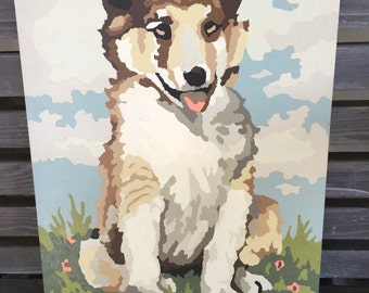 Paint by number dog | Etsy