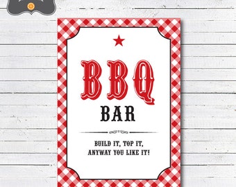 Bbq sign | Etsy