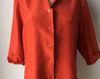 Burnt orange buttons | Etsy
