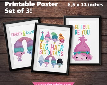 Trolls poster | Etsy