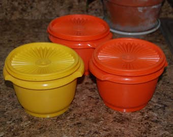 Tupperware canister | Etsy