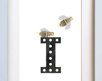Insect alphabet | Etsy