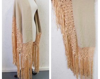 Macrame shawl | Etsy