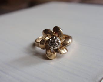 Diamond pinky ring | Etsy